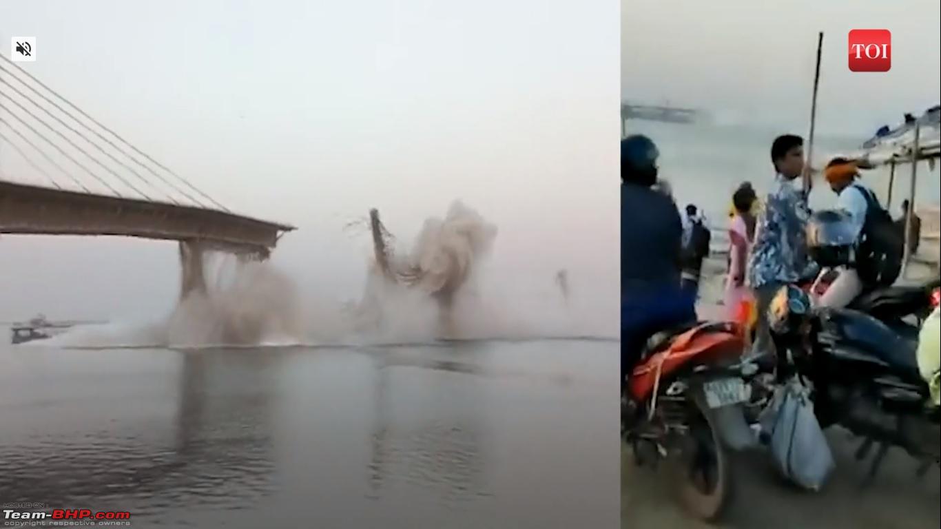 Why are so many bridges collapsing in Bihar? - Team-BHP Why are so many bridges collapsing in Bihar? - Team-BHP