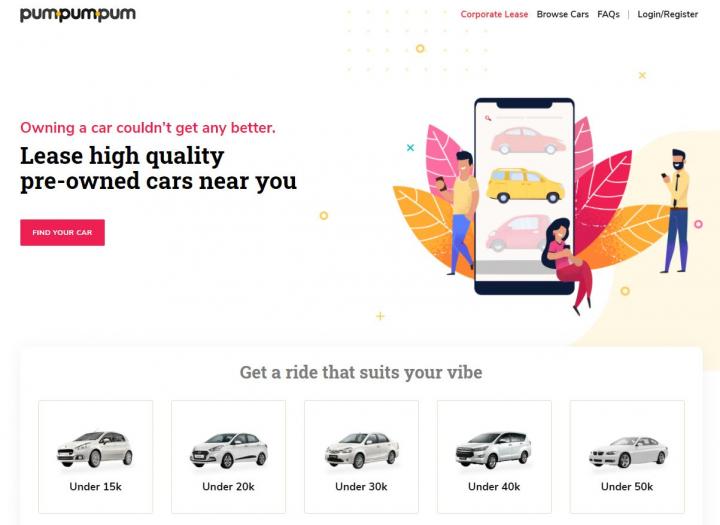 Pumpumpum Indias First Used Car Leasing Platform Team Bhp